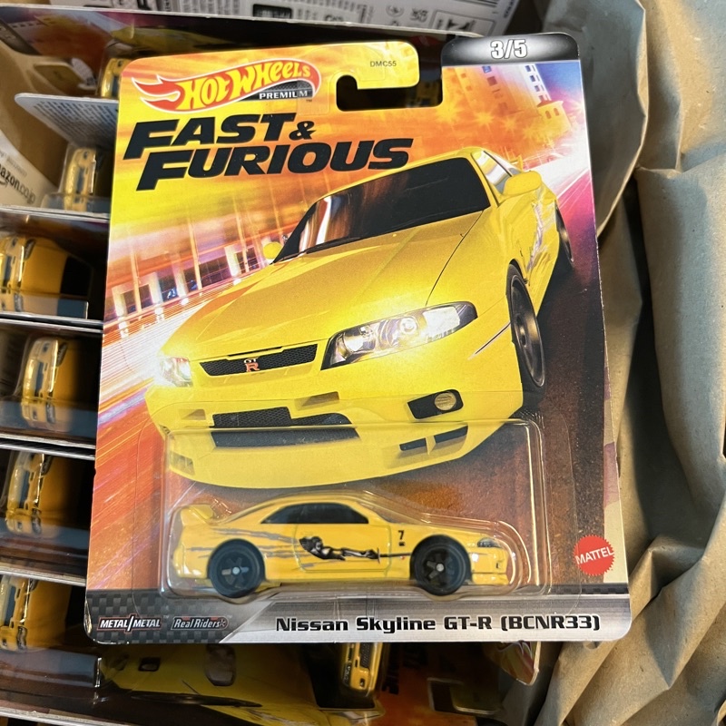 Hot Wheels Fast & Furious Nissan Skyline GTR R33 Yellow | Shopee Malaysia