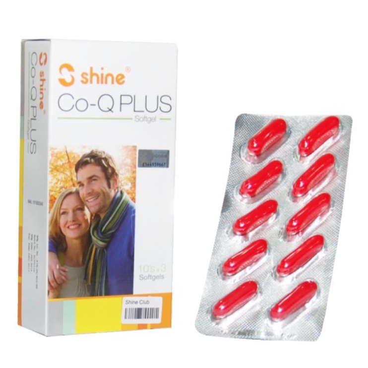 SHINE CO-Q PLUS / co-enzyme Q10 - 100MG 10Sx3 exp: 03/2023 | Shopee ...