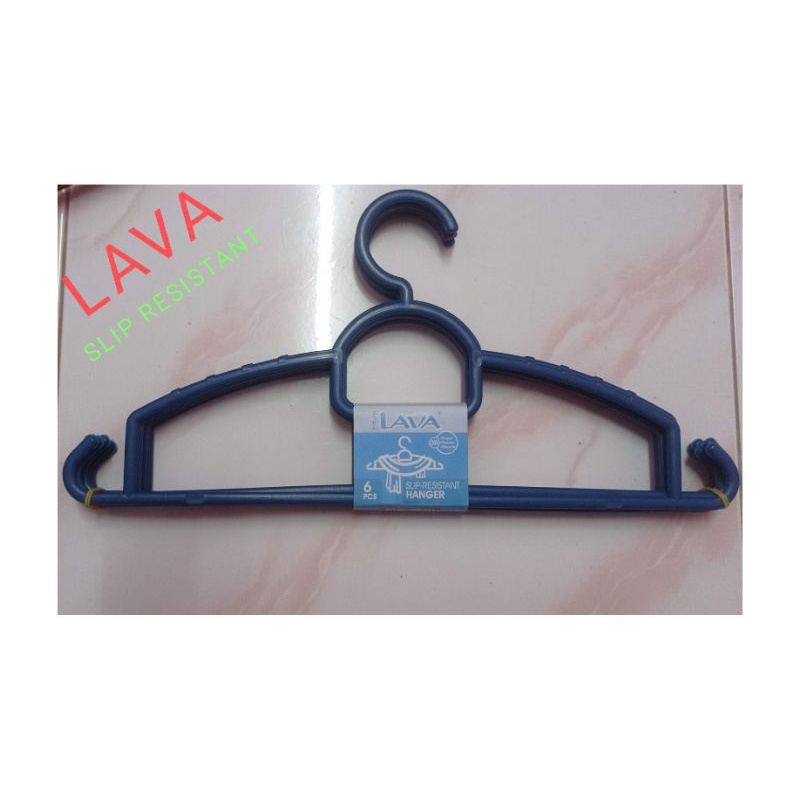 CLOTH HANGER/Penyangkut Baju SLIP RESISTANT 6pcs/set | Shopee Malaysia