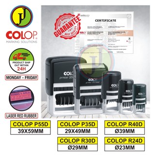 COLOP Date Chop Cop Tarikh Self Ink Stamp Pre Ink Stamp Cop Stamp Cop ...