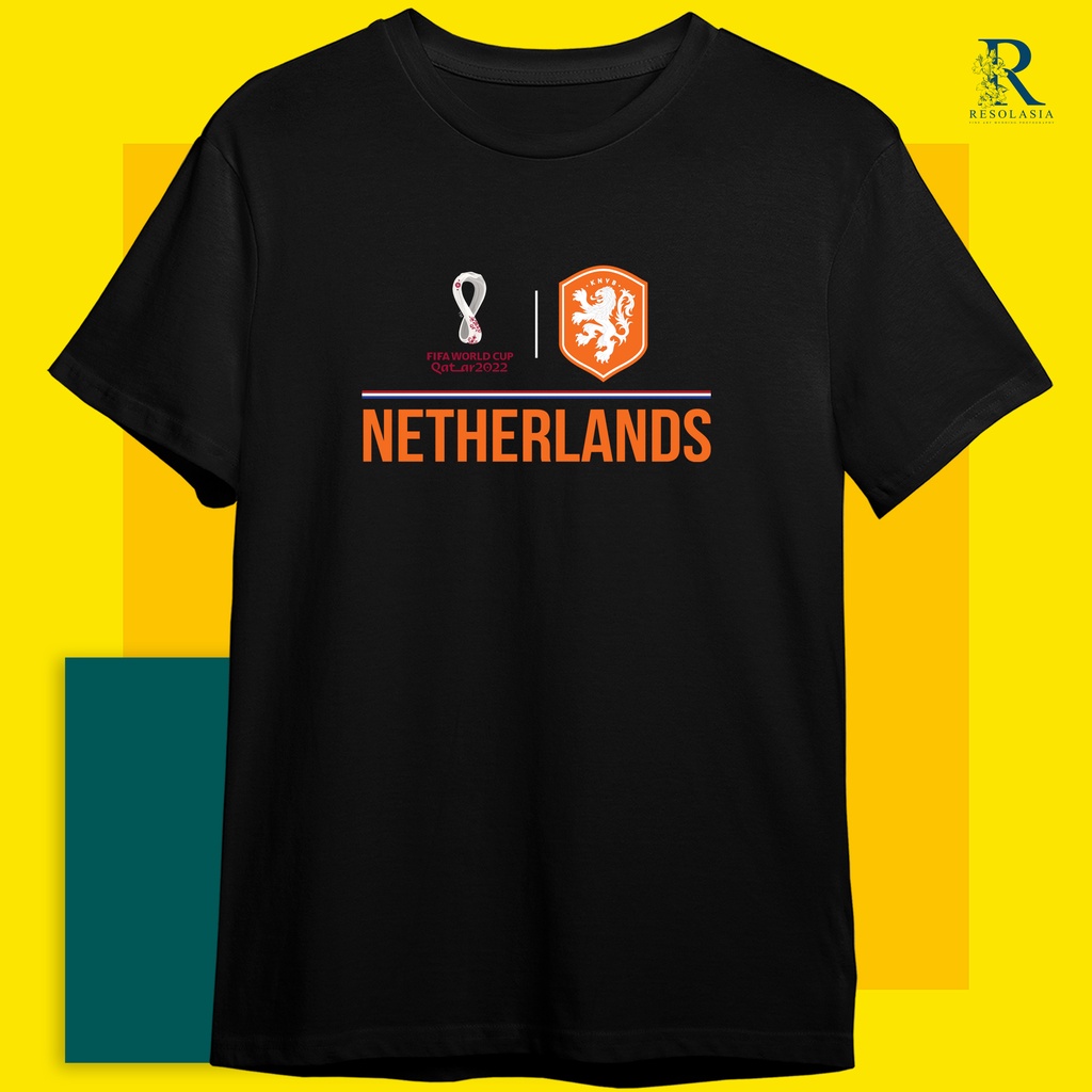 NETHERLANDS Qatar Fifa World Cup 2022 T-Shirt DIGITAL Screen Printing ...