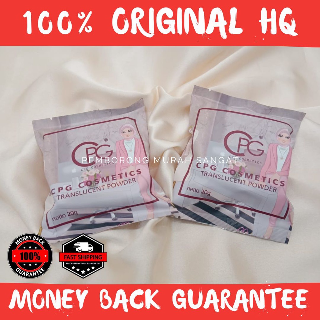 CPG LOOSE POWDER - WHITE | NATURAL || 100% ORIGINAL | Shopee Malaysia