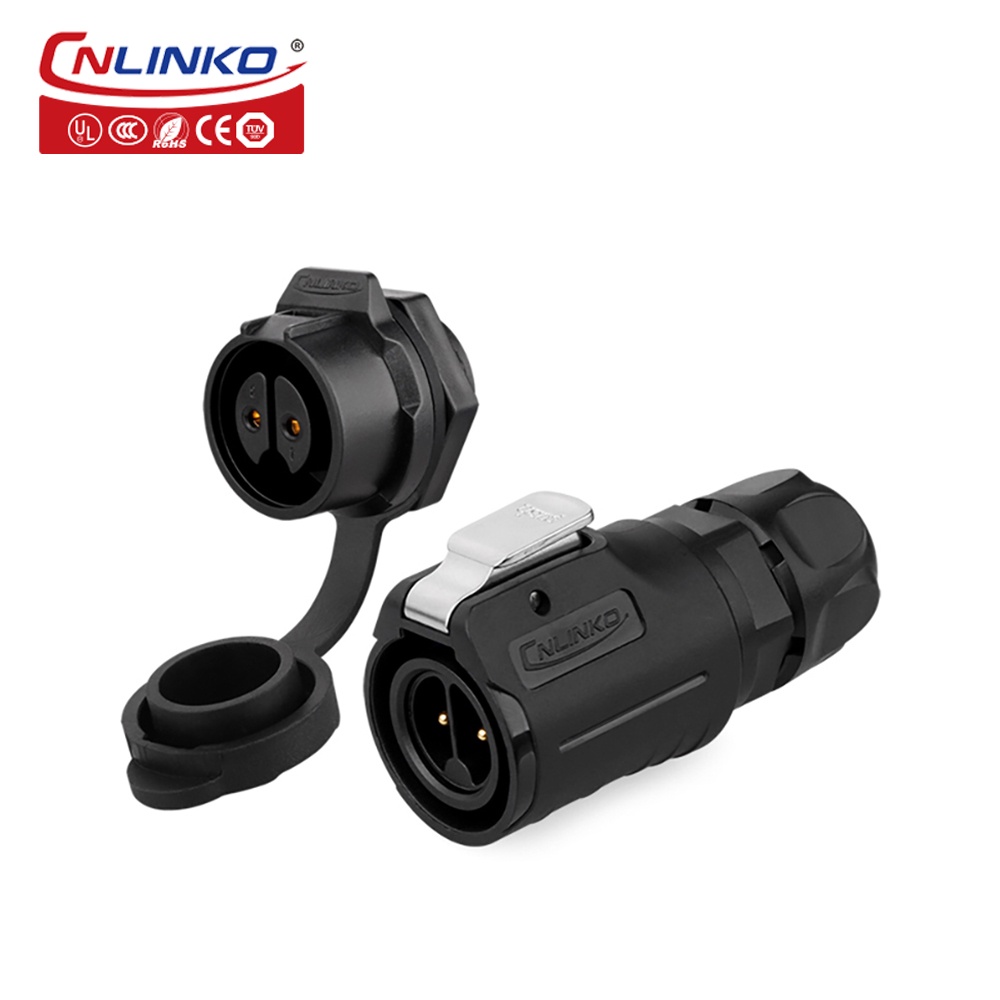 Cnlinko M16 2 Pin Plastic Waterproof Connector for LED Display Screen ...