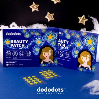 Dododots Beauty Patch | Midnight Yellow Stars Pimple Patch | Acne ...