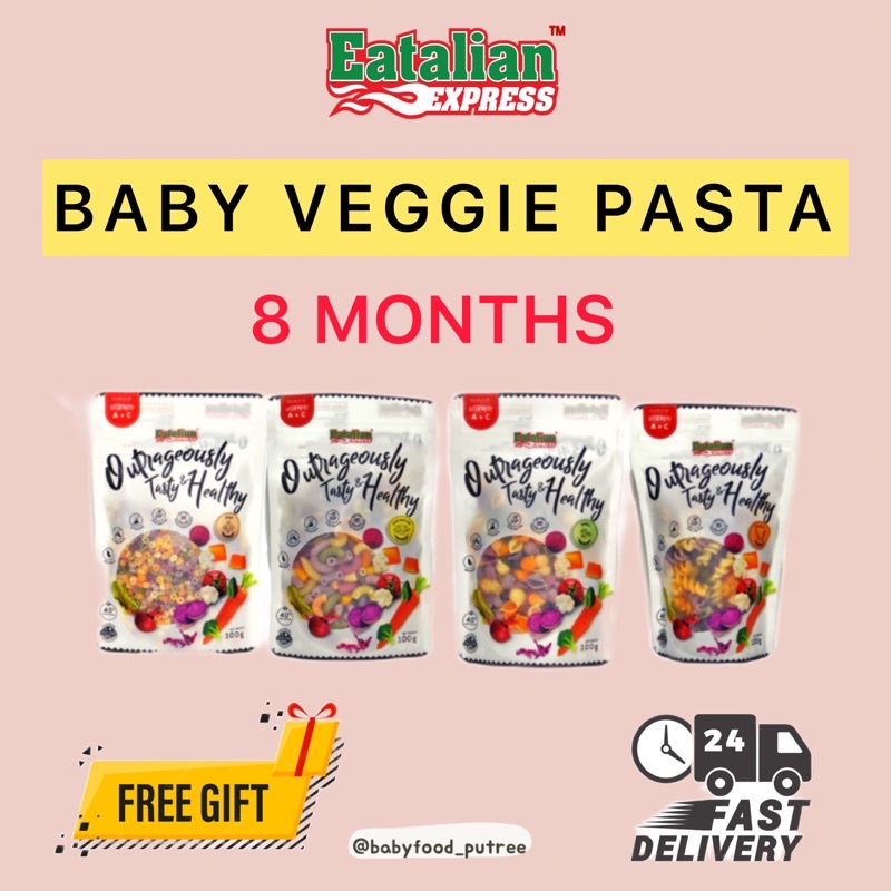 EATALIAN EXPRESS BABY VEGGIE PASTA (8m+) | Shopee Malaysia