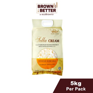 ecoBrown's Sella Cream Parboiled Basmathi Rice (5kg) | Shopee Malaysia