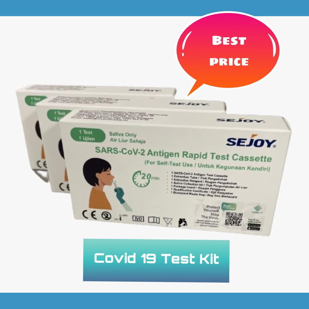 Sejoy SARS-CoV-2 Antigen Rapid Test Cassette(1 carton/100 tests ...
