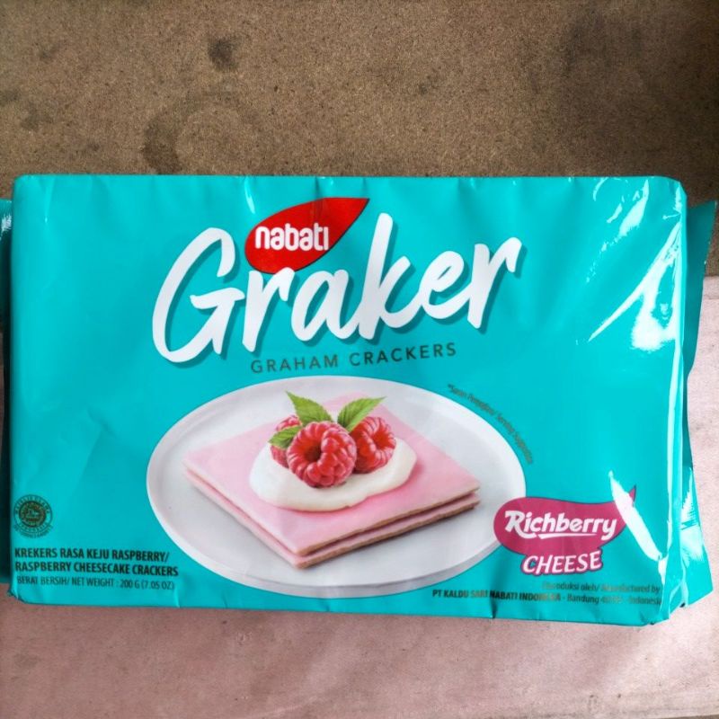 Nabati Graker Graham Crackers Richberry Cheese (200g) | Shopee Malaysia