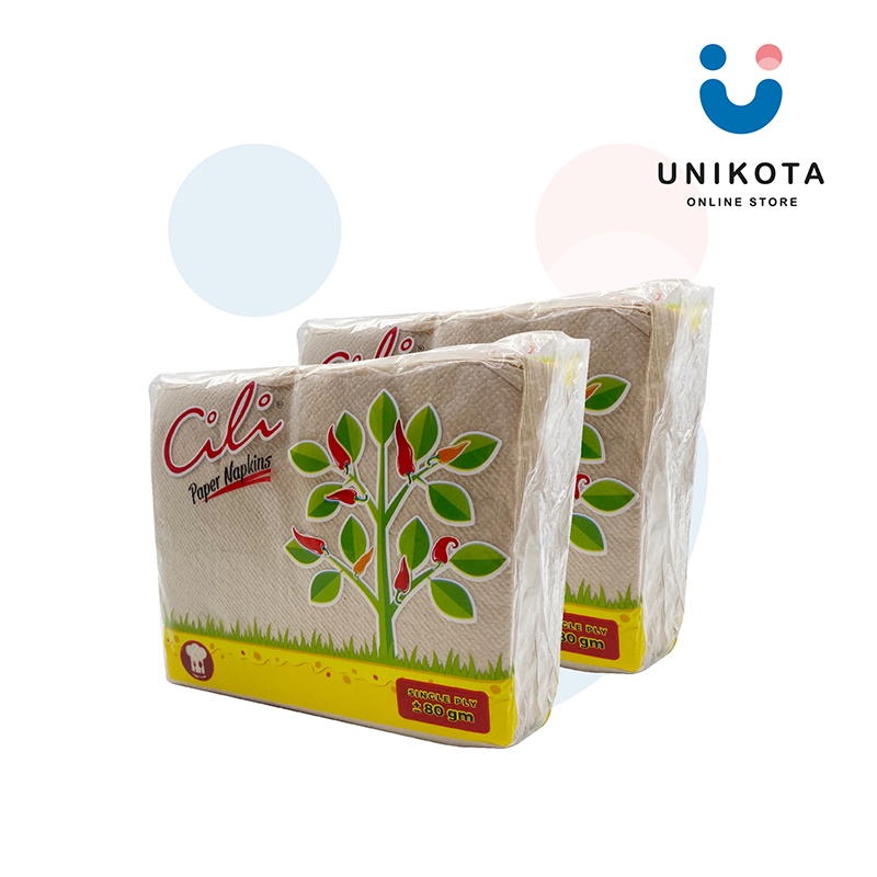 UNIKOTA - Cili Brown Tissue Napkin | Kertas Napkin / Tisu Lapik (80gm x ...