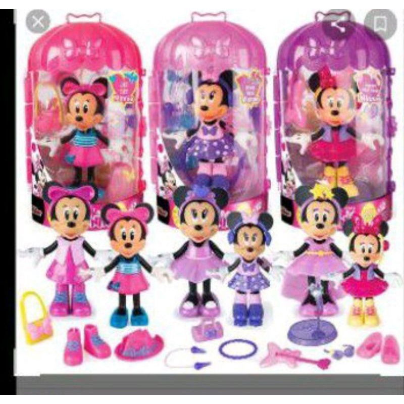 DISNEY PRETTY POP STAR MINNIE BY IMC TOYS ORIGINAL TOYS | Shopee Malaysia