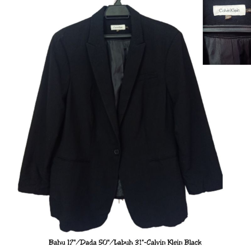 Branded Ladies Blazer Plus size CK Blazer | Shopee Malaysia