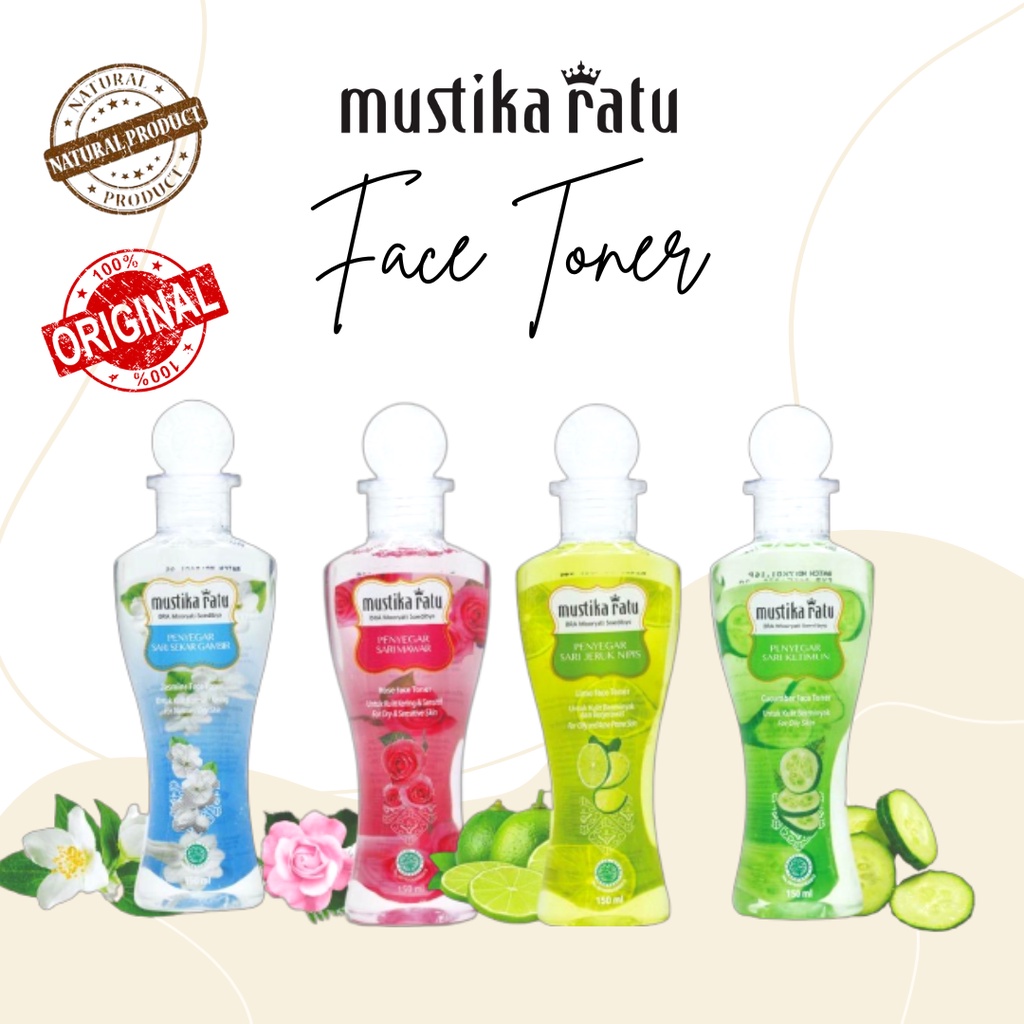 MUSTIKA RATU Toner Penyegar Wajah for Hydrating Moisturizing Skin ...