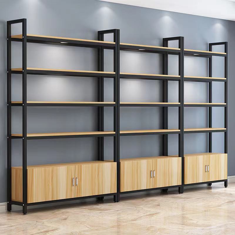 Shelves supermarket shelf multilayer reveal ark cabinet display shelves ...