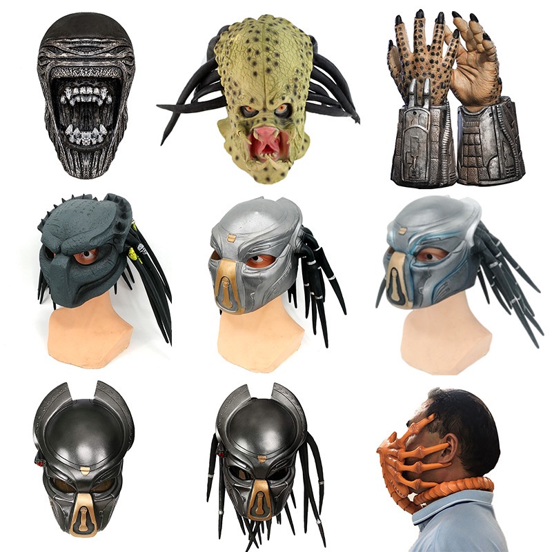 Movie Alien Predator Cosplay Mask Costume Adult Halloween
