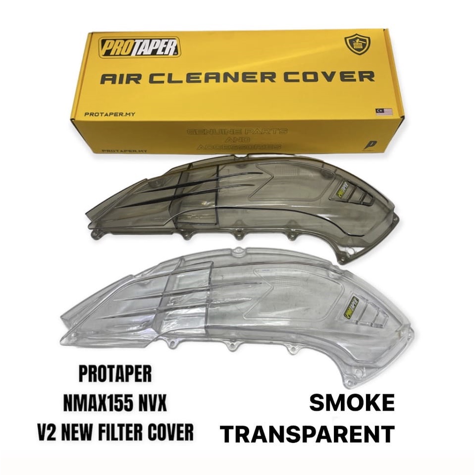 VARIO NVX V2 AIR FILTER COVER TRANSPARENT CLEAR SMOKE TINTED CLEANER ...