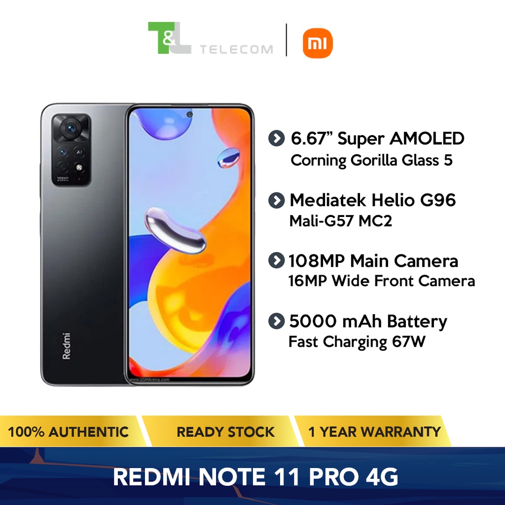 Xiaomi Redmi Note 11 Pro Price in Malaysia & Specs - RM1029 | TechNave
