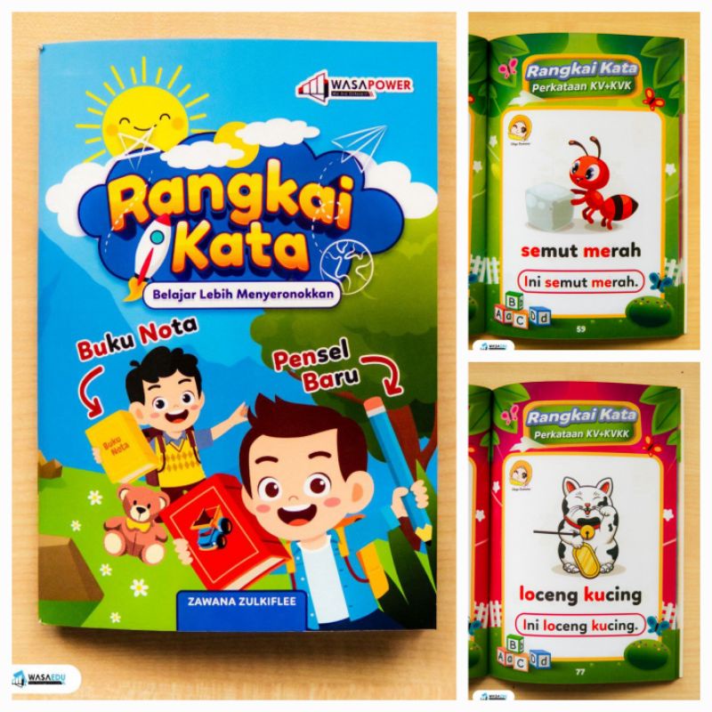 Buku Rangkai Kata Bergambar Cikgu Zawanah | Shopee Malaysia