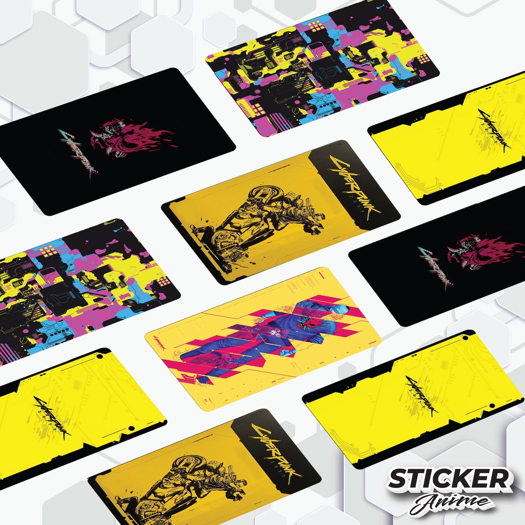 Sticker Anime Cyberpunk 2077 Cyber Punk Stiker Card Cover Touch n Go ...