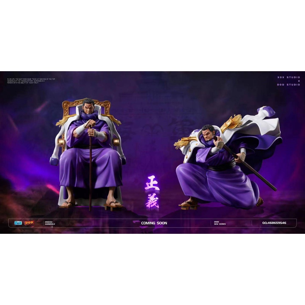 DOD Studio - Marine Series 01 - Issho Fujitora One Piece Anime Statue ...