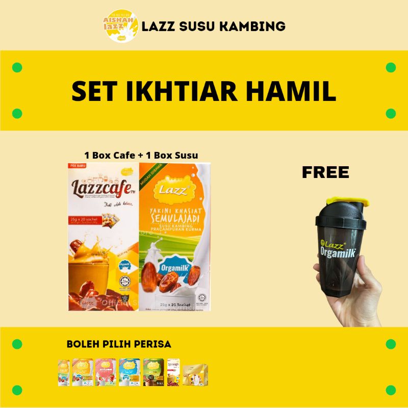 LAZZ SUSU KAMBING SET IKHTIAR HAMIL . Original Direct Hq (PERCUMA ...