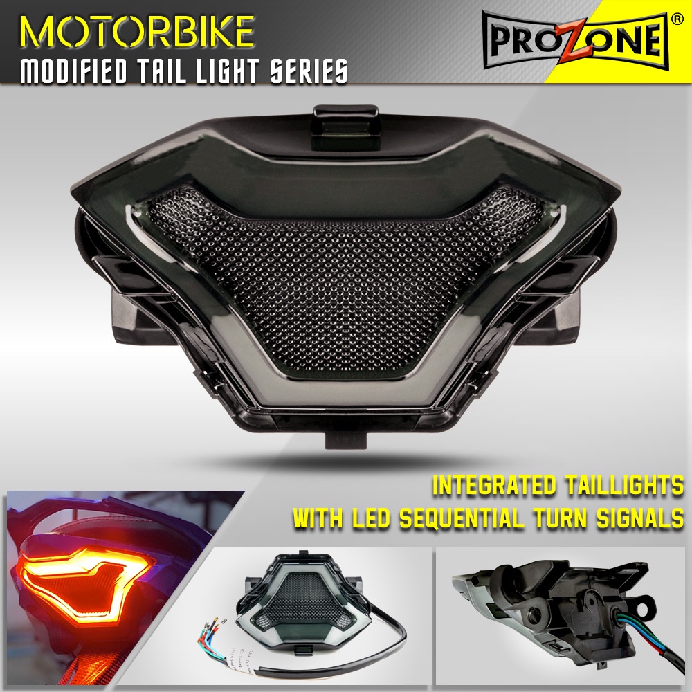Yamaha YZF R3 R25 MT03 Y15ZR LC150 integrated tail light turn signal ...