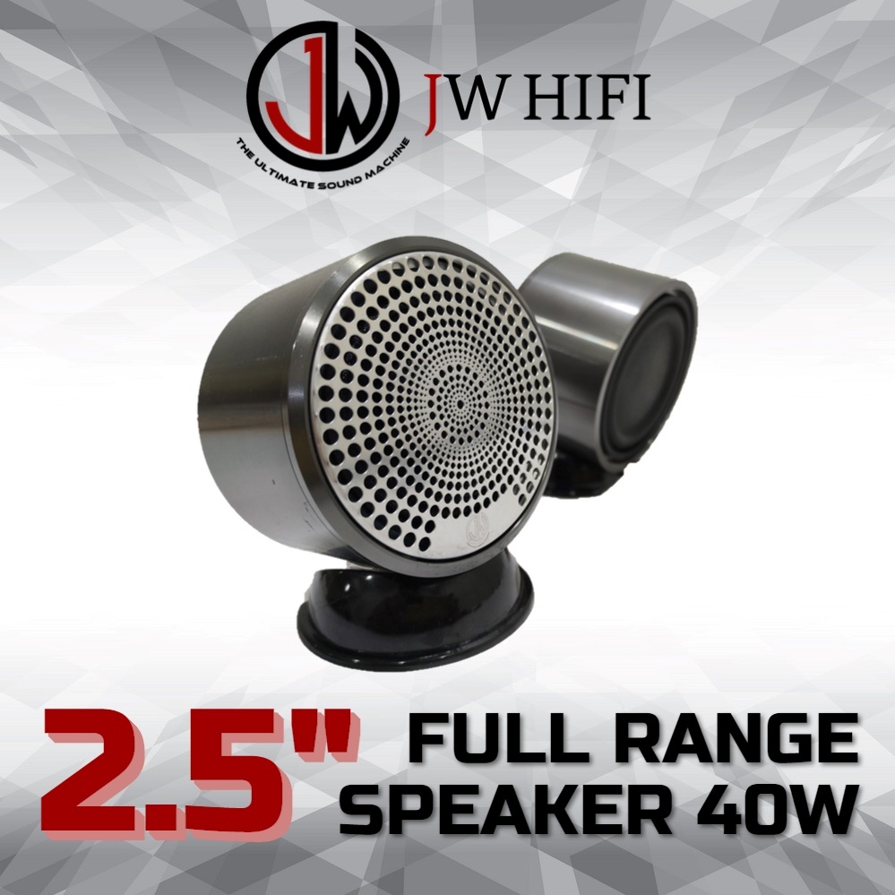 JW HIFI 60mm Full Range Speaker 40Watts Dome Tweeter for All Type of ...