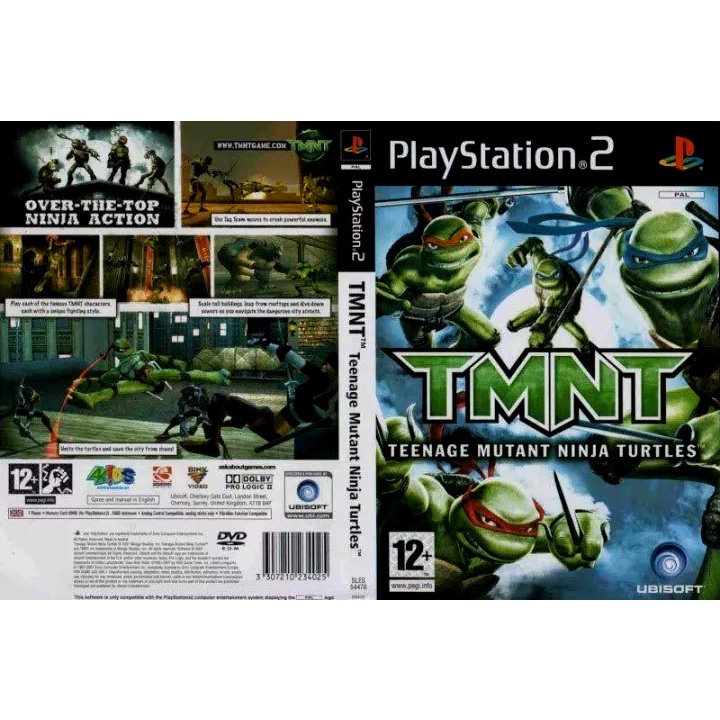 Teenage Mutant Ninja Turtles TMNT (CD Games PS2) | Shopee Malaysia