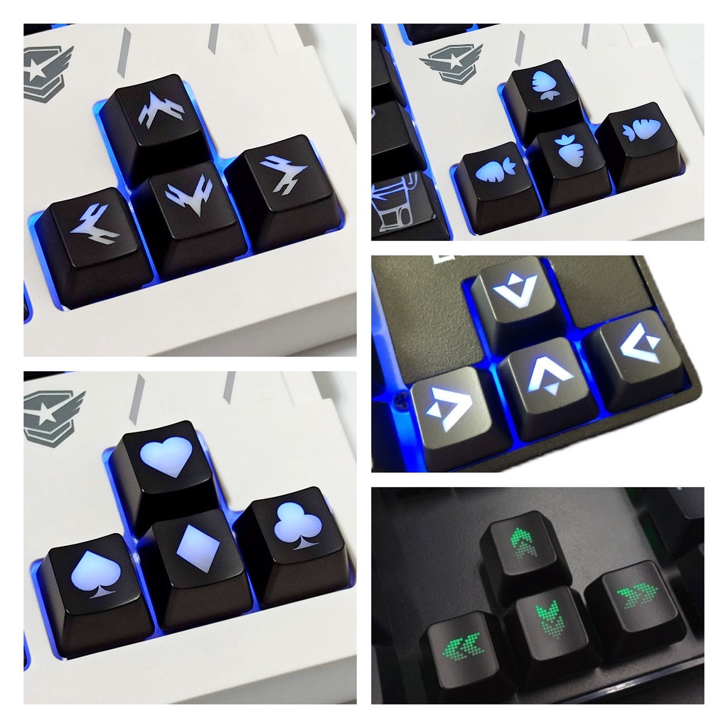 Personalized Arrow Keycap ABS Backlight OEM Direction Key Carrot Poker ...