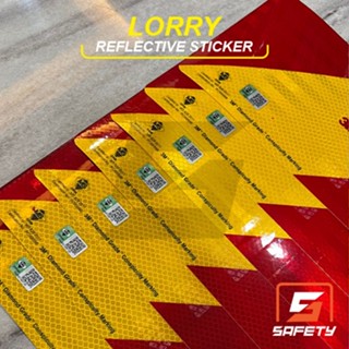 Red Yellow Lorry Sticker /sticker lorry / sticker puspakom / reflective ...