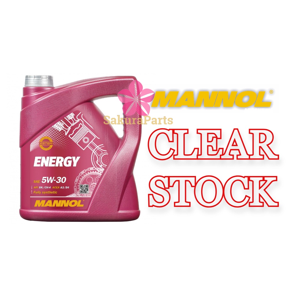 German Synthetic Oil 5W-30 MANNOL 5W30 Fully Synthetic Engine Oil - 6 ...