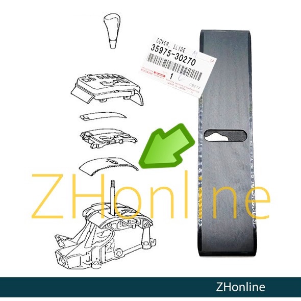 ORIGINAL TOYOTA ALTIS 1.8 ZZE121, ZZE122 2001-2006 - GEAR SHIFT SLIDE ...