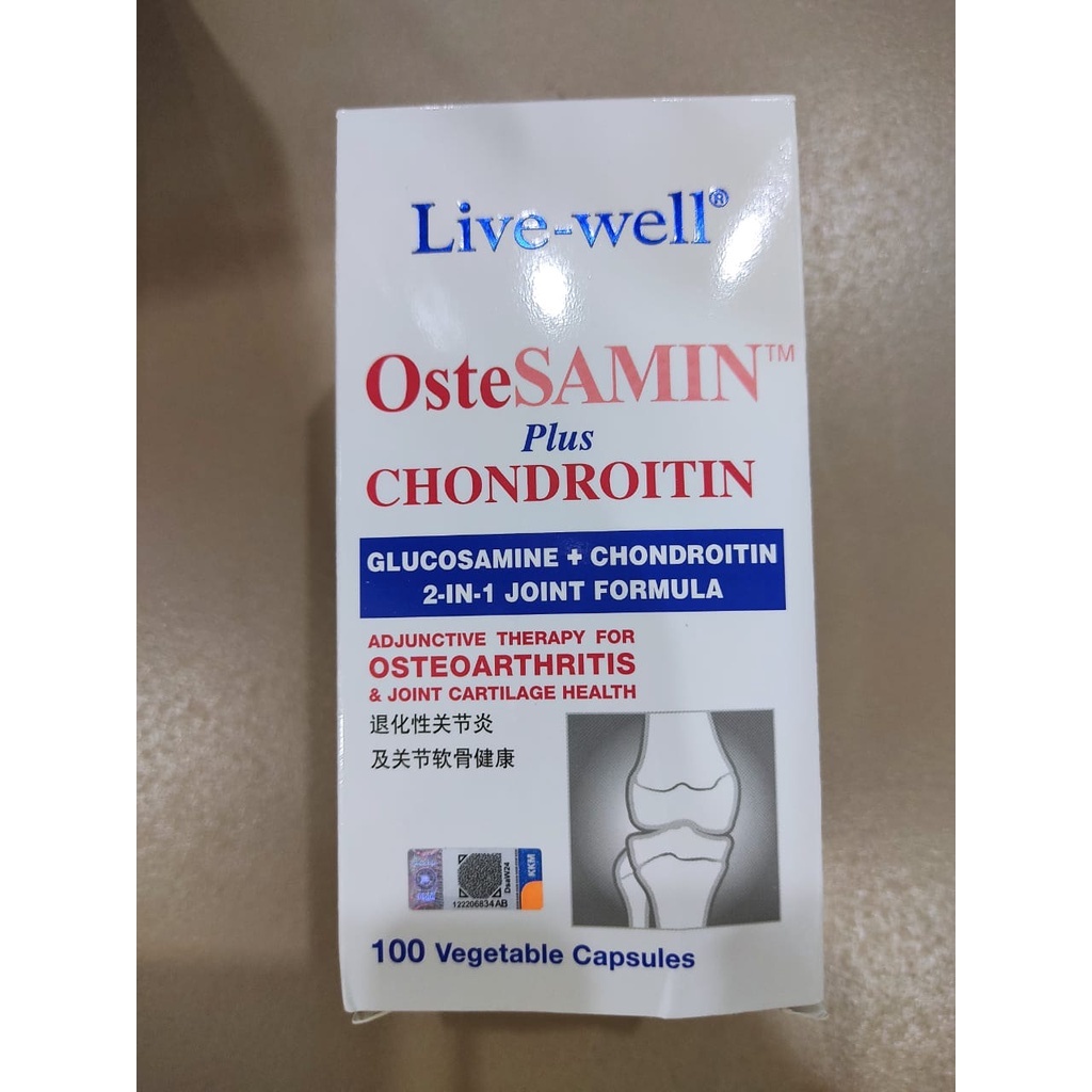 Live Well Ostesamin Plus Chondroitin NEW- ORIGINAL - CLEARANCE SALE ...