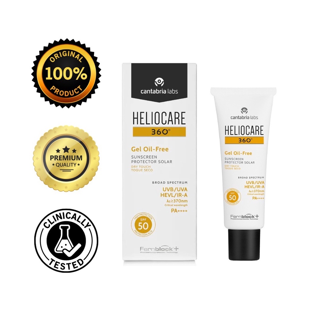 SUNSCREEN/SUNBLOCK HELIOCARE 360 Gel Oil-Free (SPF50+)/CEGAH JERAGAT ...