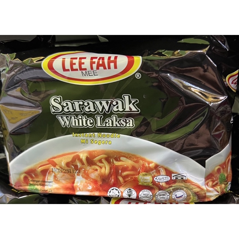 Lee Fah Mee Sarawak White Laksa Instant Noodle Mi Segera Sarawak Laksa ...