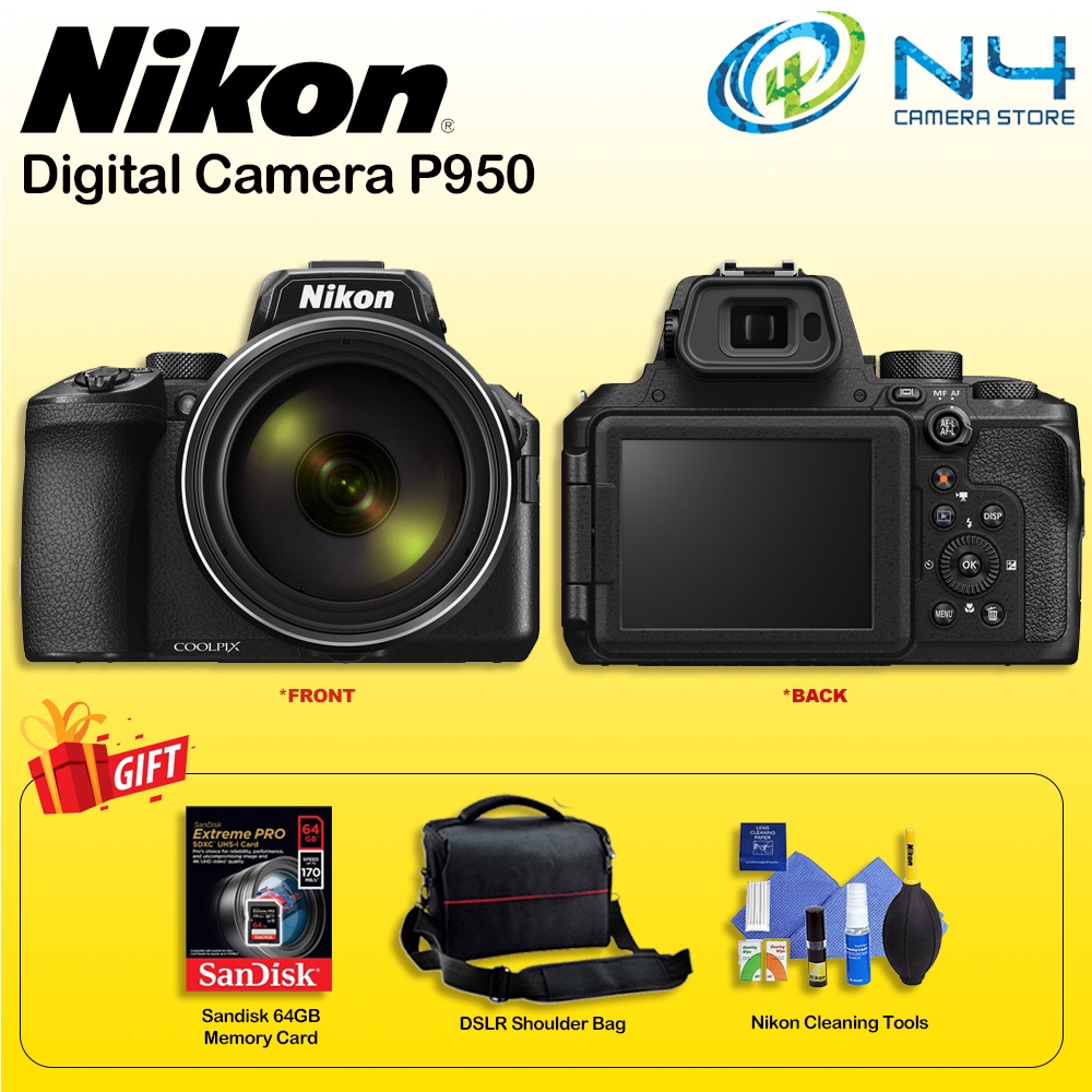 Nikon Coolpix P950 Nikon Digital Camera P950 (Original Nikon Malaysia Warranty) | Shopee Malaysia