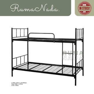 Simple Double Decker Bed Frame / Double Decker Frame Metal / Katil ...