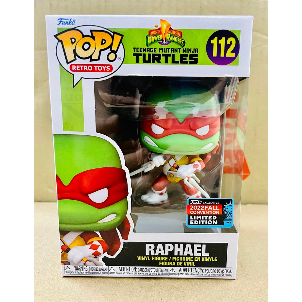 Funko Pop! Vinyl: Funko Pop! Vinyl: TMNT X Power Rangers - Raphael as ...