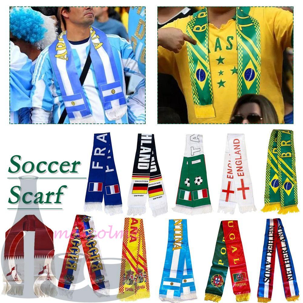MALCOLM1 2022 World Cup Football Scarf Cheering Qatar Competition ...