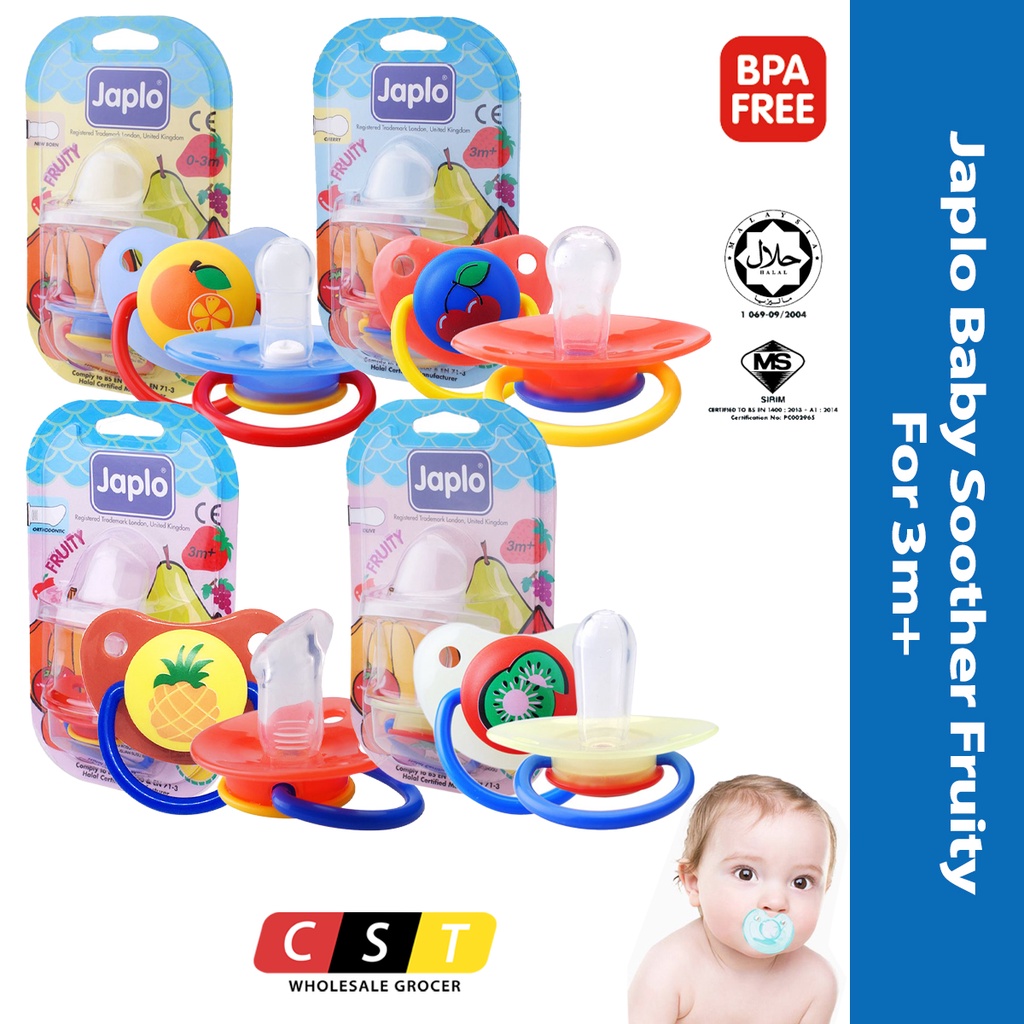 Japlo Baby Soother / Puting Bayi Fruity Series For 3m+ | Shopee Malaysia