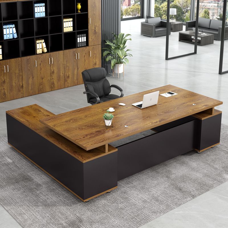 Boss desk and chair combination supervisor table president table simple ...