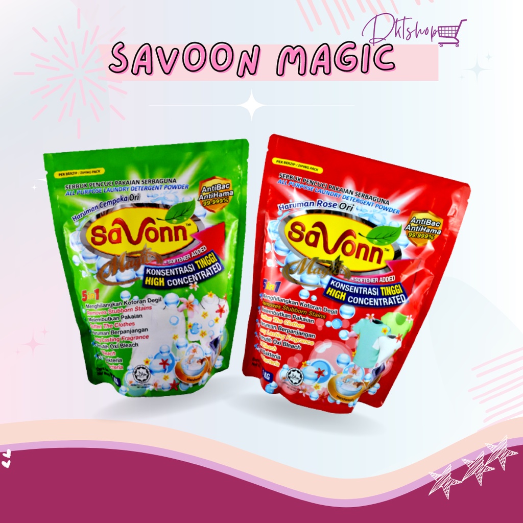SAVONN MAGIC Sabun Pencuci Baju | Sabun Pemutih Baju Sekolah Kasut ...
