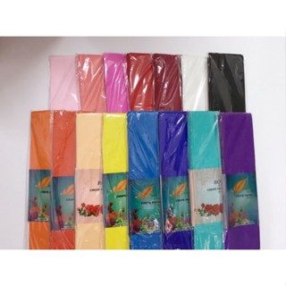 75*50cm GOLD LEAF Crepe Paper Colours Kertas Jagung Kertas Bunga Telur ...