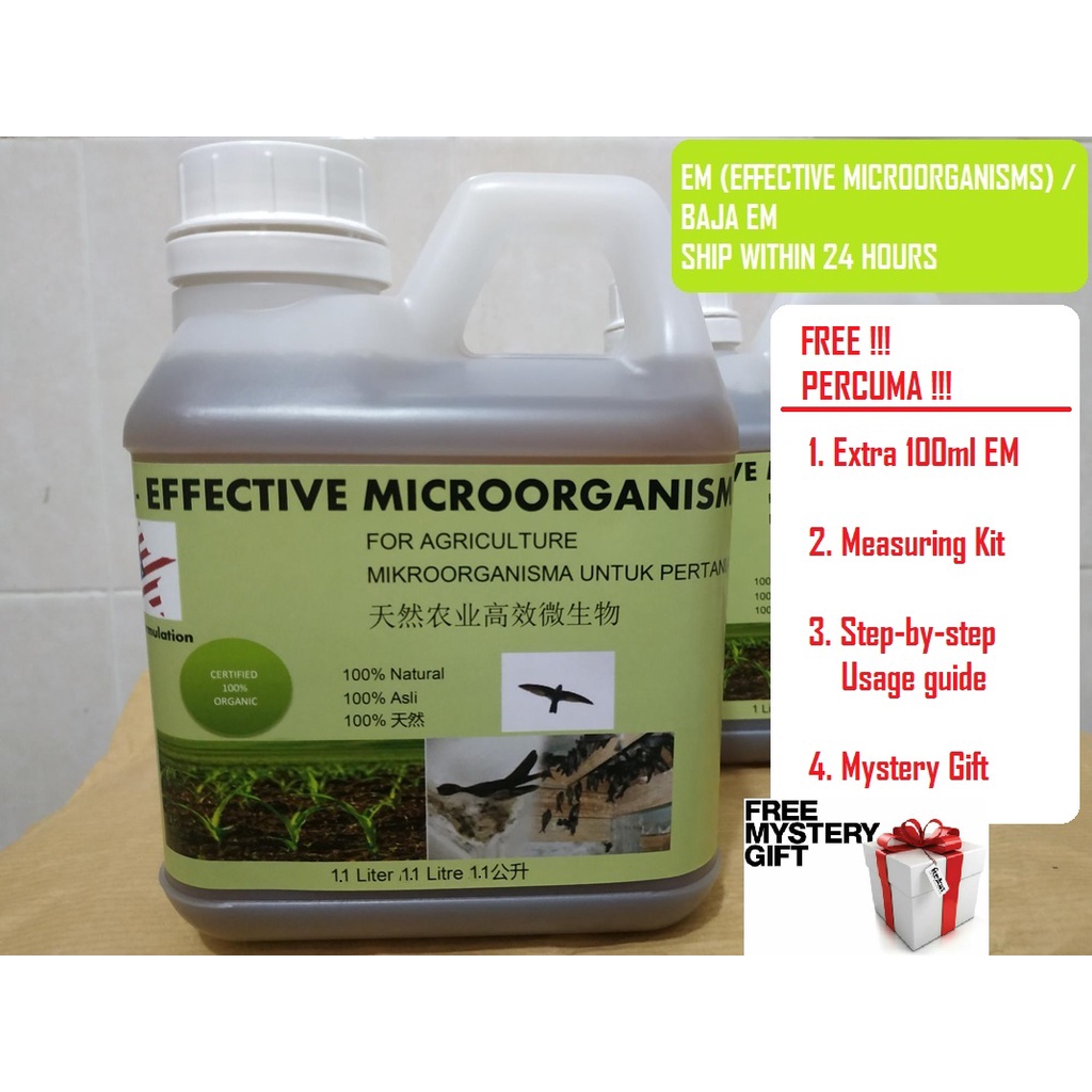 (1.1 litre) EM4 - Effective Microorganisms - Ship within 24 hours ...