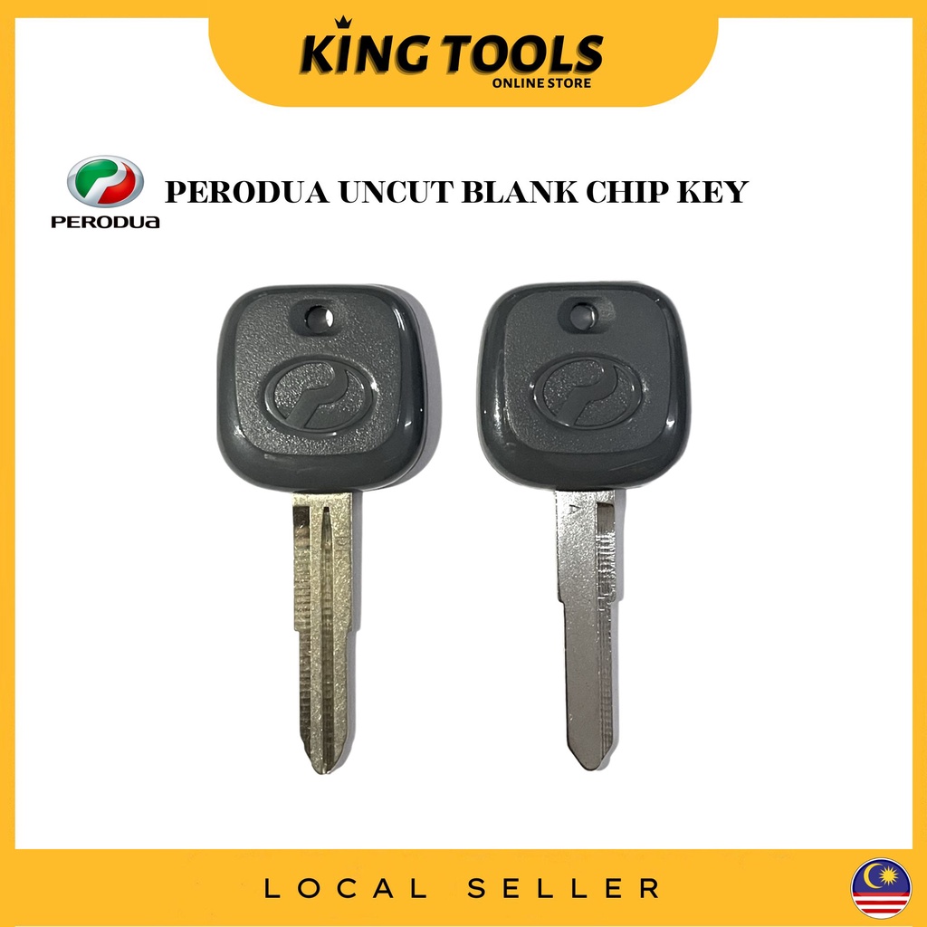 PERODUA Blank Key With Chip Holder Uncut Key Anak Kunci Perodua Kancil ...