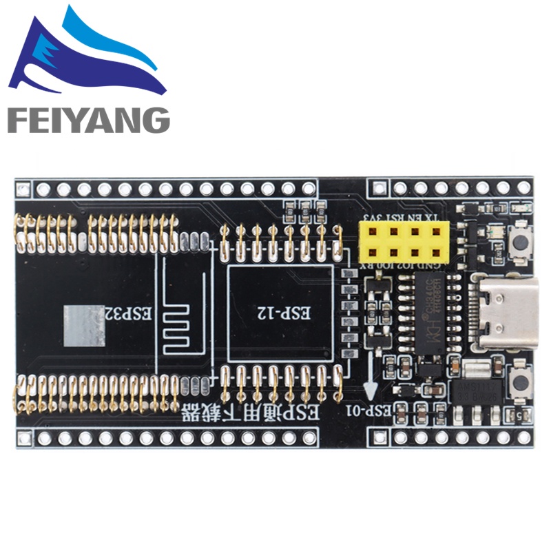 Esp8266 Esp32 Wrover Development Board Test Programmer Socket Downloader For Esp 01 Esp01s Esp12