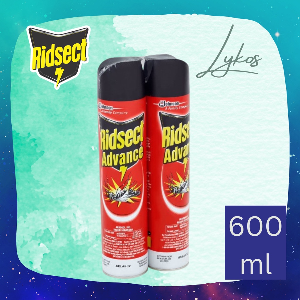 Ridsect Advance Aerosol (600ml) [Twinpack] Advance Aerosol Mosquito ...