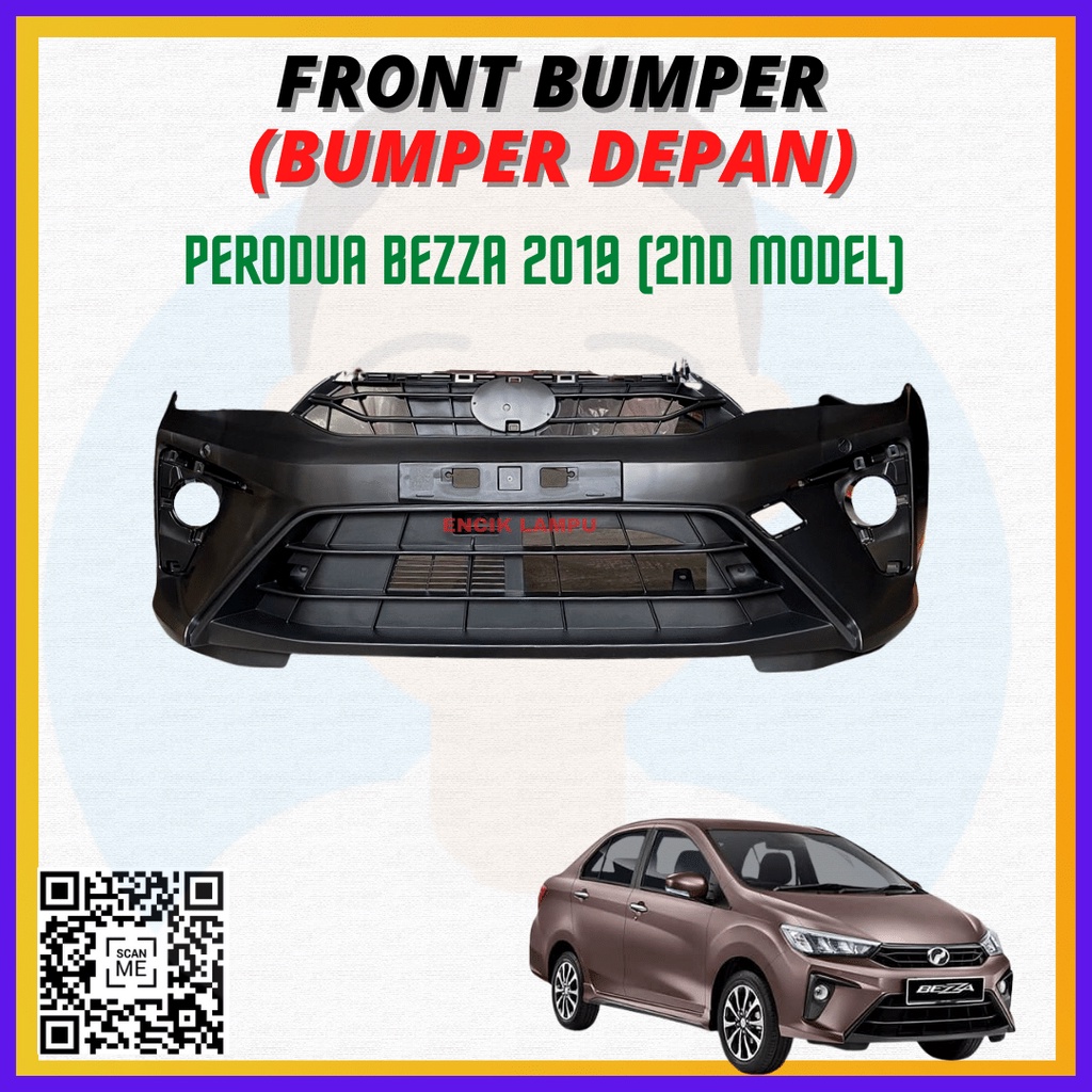 Perodua Bezza 2020 Front Bumper (2nd Model) PP Plastic Malaysia ...