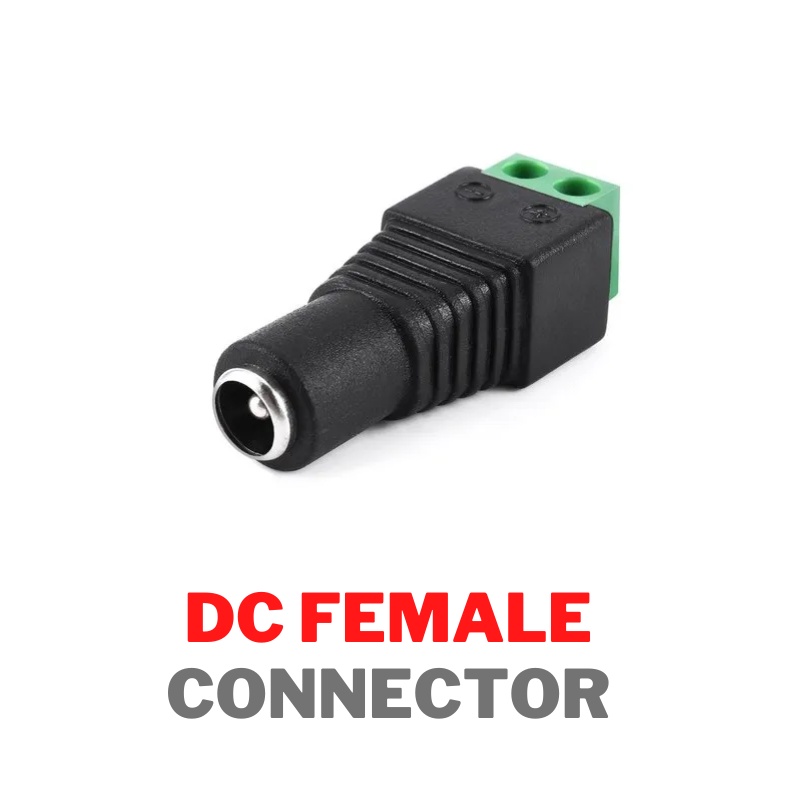 Hikvision Analog Connector Dc Jack Dc Power Female Connector Adapter