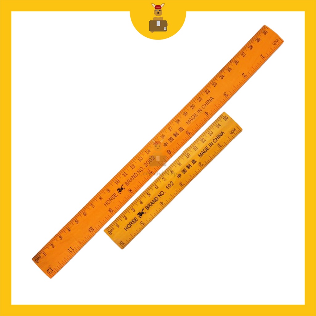 Wooden Ruler Pembaris Kayu (15cm / 30cm) | Shopee Malaysia