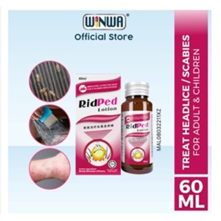 RidPed Lotion 60ml (For Head Ice & Scabies Infestations / Rawatan Kutu ...